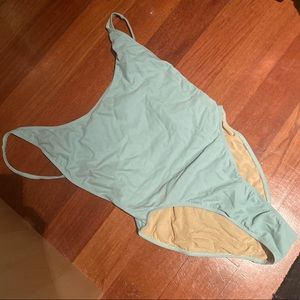 American Apparel | Swim | American Apparel Nylon Tricot High Cut Azul ...